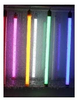 Tubo Led De Colores Con Enchufe Directo A 220v | Silverled